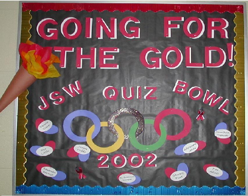 Going For The Gold Bulletin Board Going For The Gold Bulletin Board